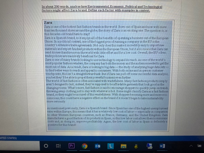 Solved B. Read the extract carefully and apply the | Chegg.com