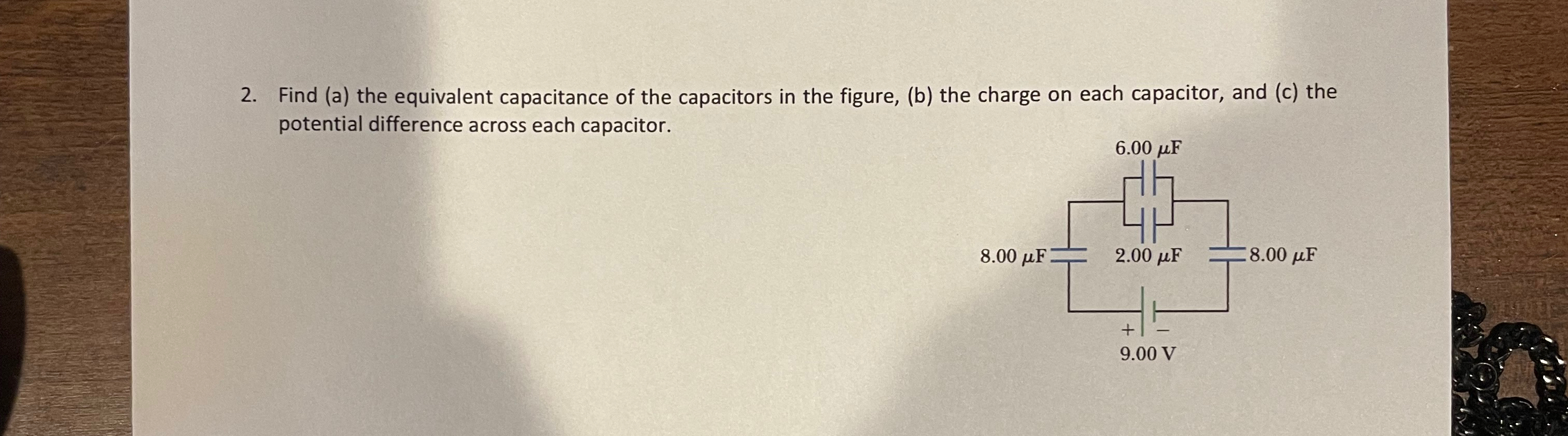 Solved Find (a) ﻿the equivalent capacitance of the | Chegg.com