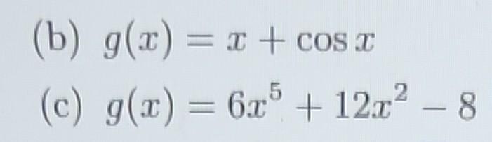 Solved 4. Find at least two candidate functions, f1(x) and | Chegg.com