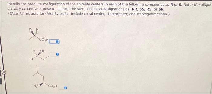 Solved Specify the configurations (R or S ) of chiral | Chegg.com
