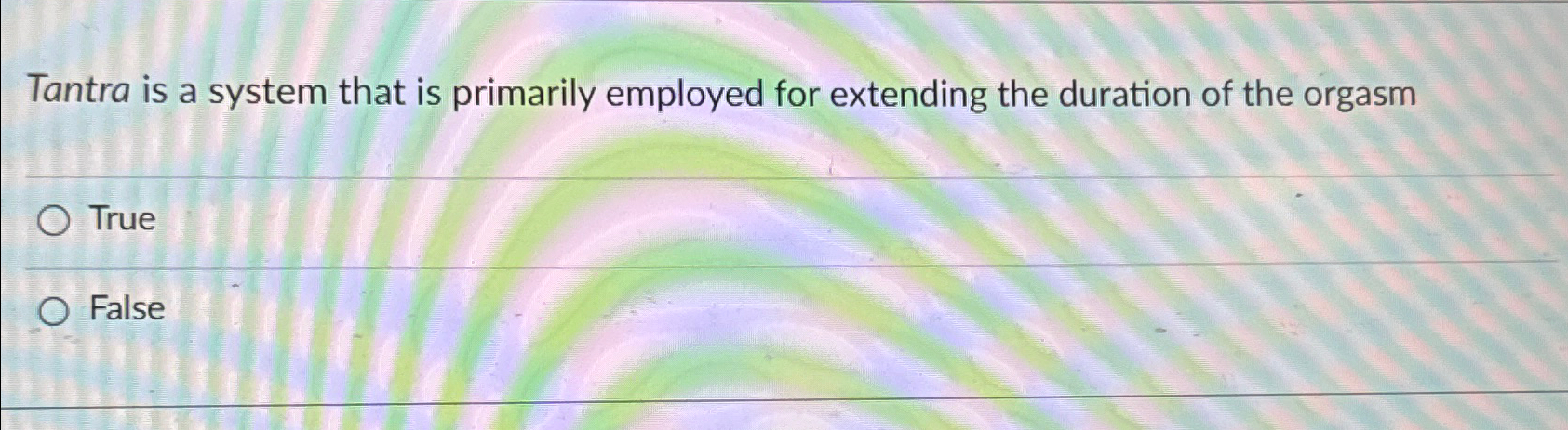 Solved Tantra is a system that is primarily employed for | Chegg.com