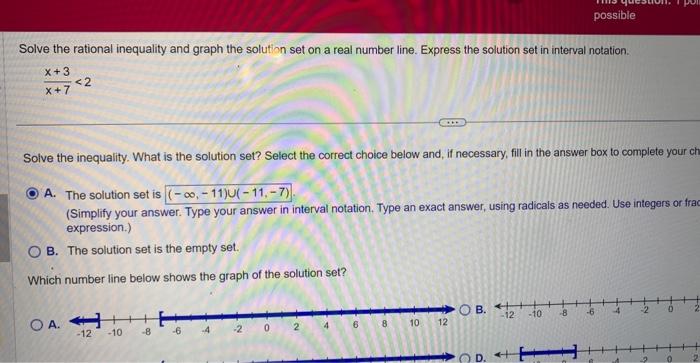 Solved Solve the rational inequality and graph the solution | Chegg.com Solved Solve the rational inequality and graph the solution | Chegg.com