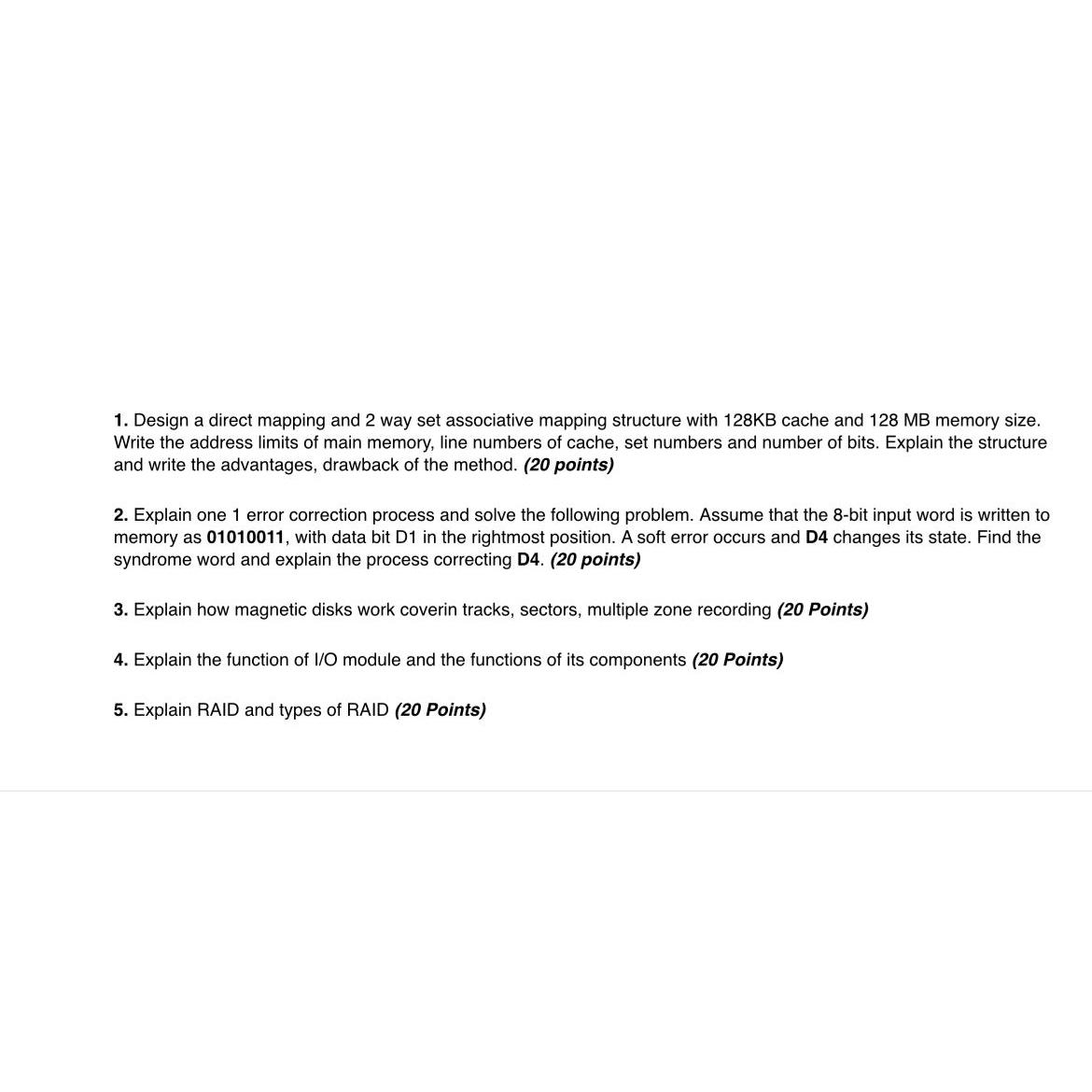 Solved Design a direct mapping and 2 ﻿way set associative | Chegg.com