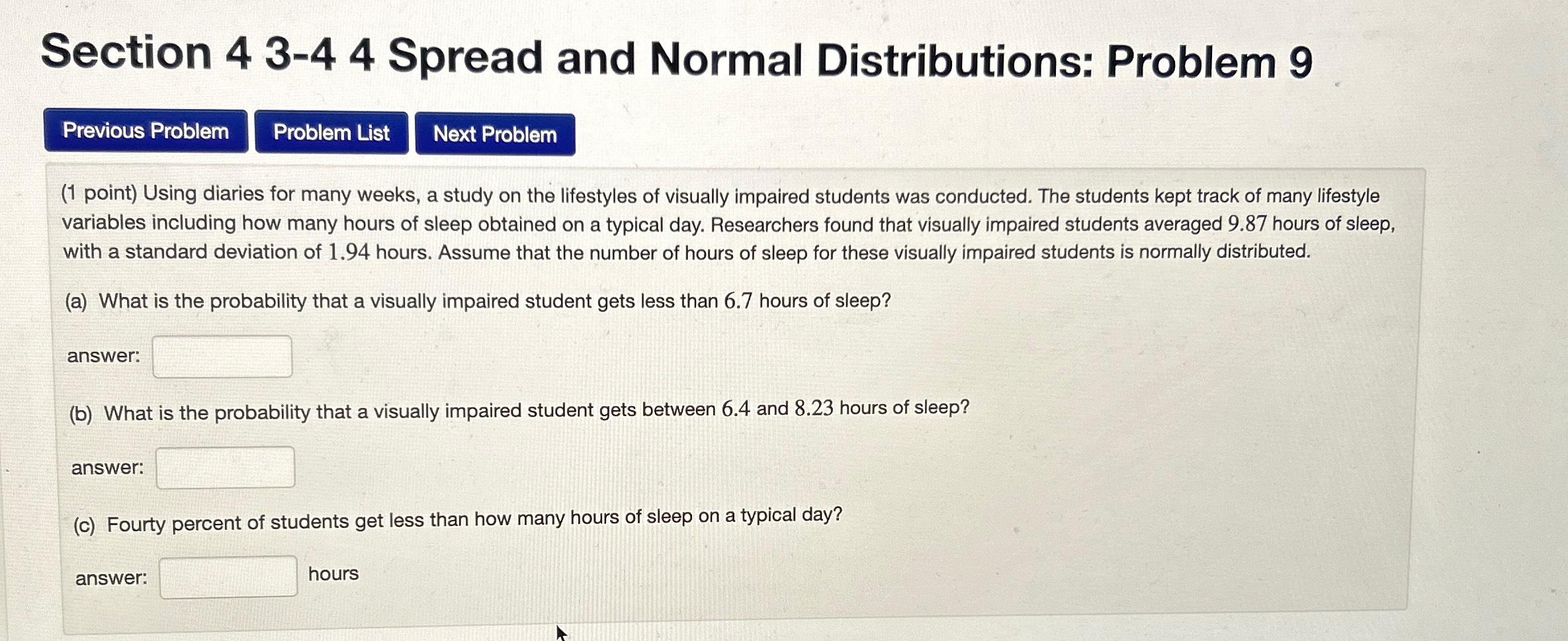 Solved Section 4 3-4 4 ﻿Spread and Normal Distributions: | Chegg.com
