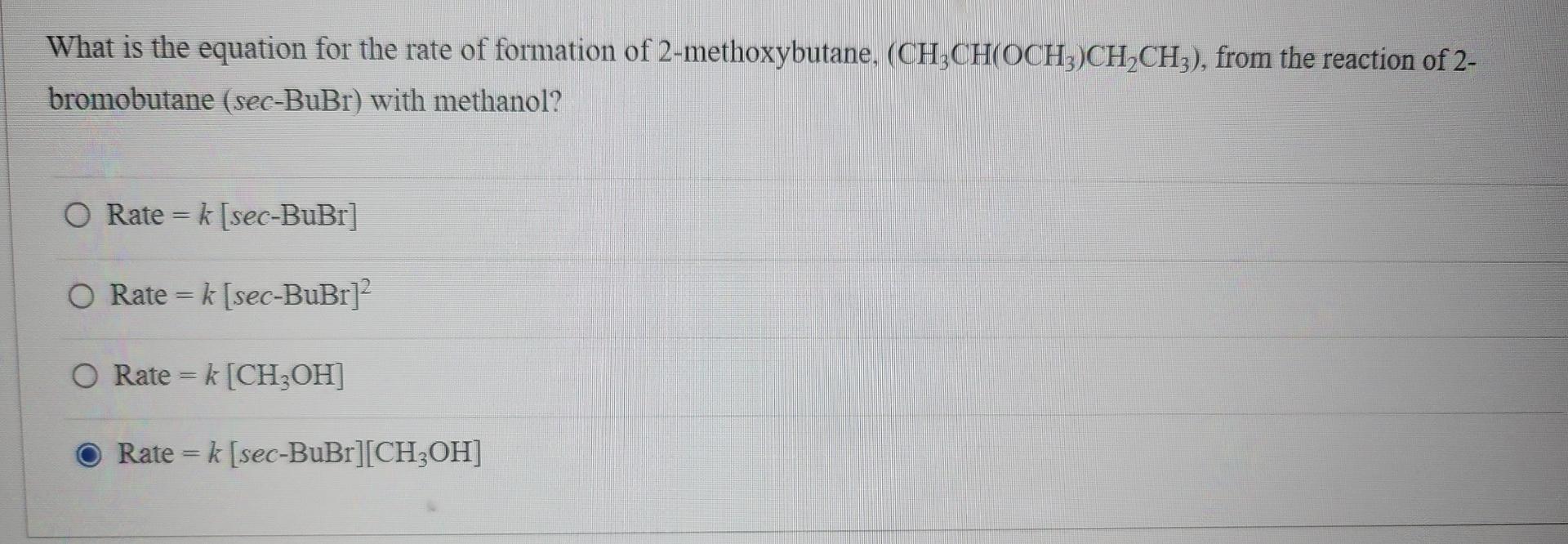What is the equation for the rate of formation of | Chegg.com