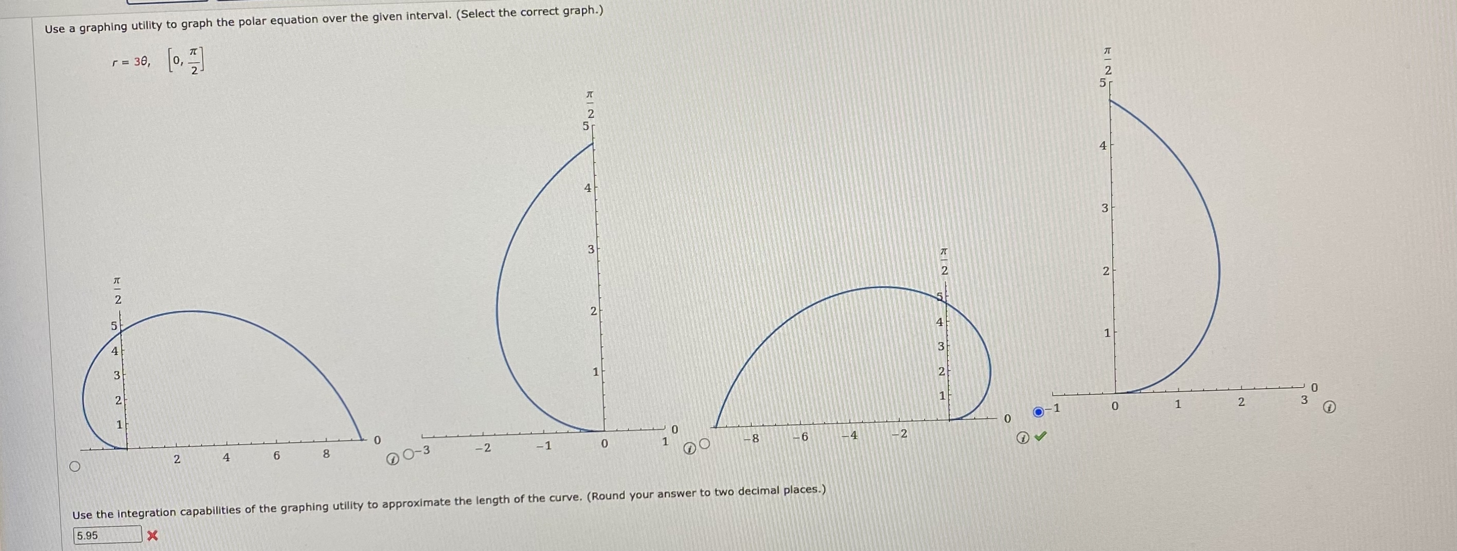 Solved Use a graphing utility to graph the polar equation | Chegg.com