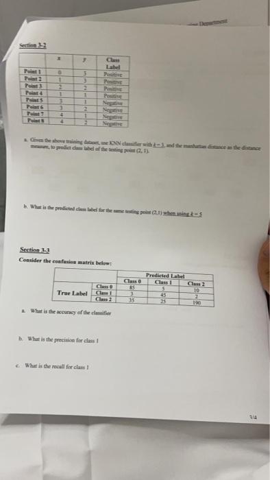 Section 3: 115 pts (4+4+3+2+2),−40 mins] Answer the | Chegg.com