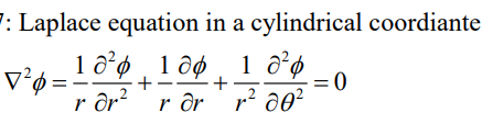 Solved Prove Laplace equation in a cylindrical | Chegg.com