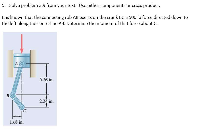 Solved Solve problem 3.9 ﻿from your text. Use either | Chegg.com