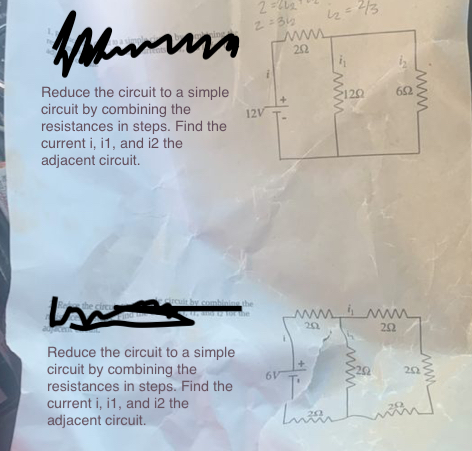 Solved Reduce the circuit to a simple circuit by combining | Chegg.com