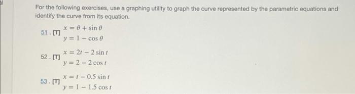 Solved For the following exercises, use a graphing utility | Chegg.com