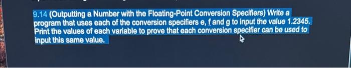 Solved In C Language Please 914 Outputting A Number Wi 