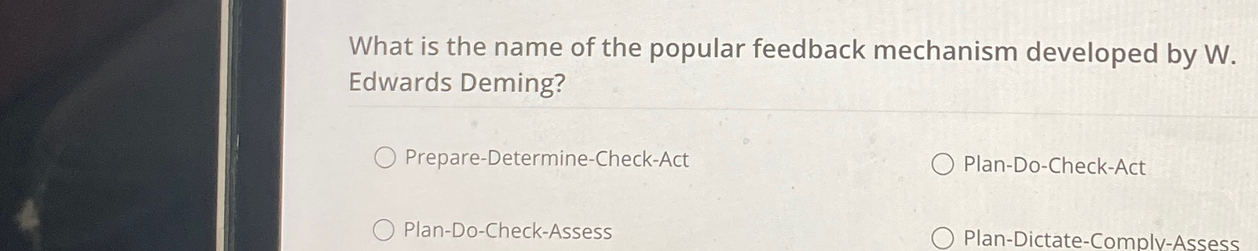 Solved What is the name of the popular feedback mechanism | Chegg.com
