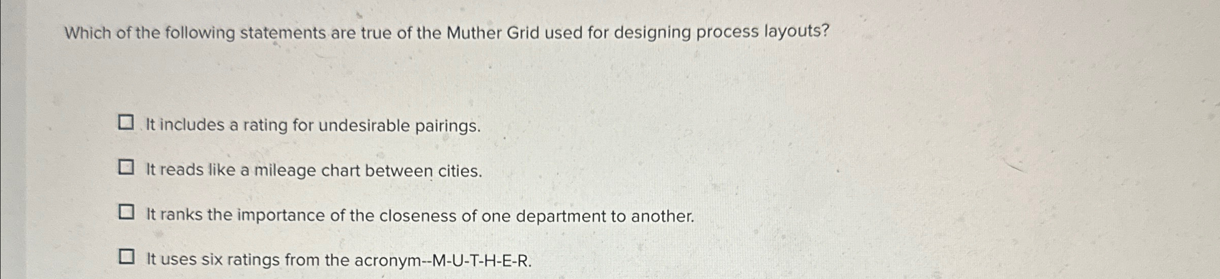 Solved Which of the following statements are true of the | Chegg.com