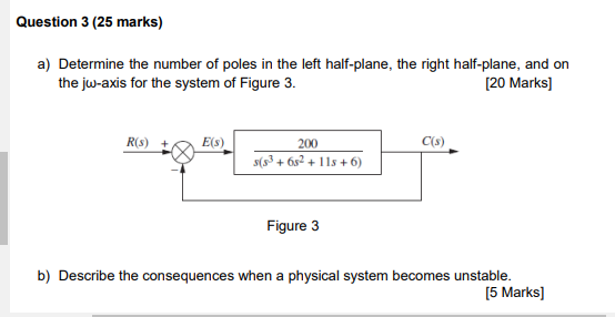Solved Question 3 (25 ﻿marks)a) ﻿Determine the number of | Chegg.com