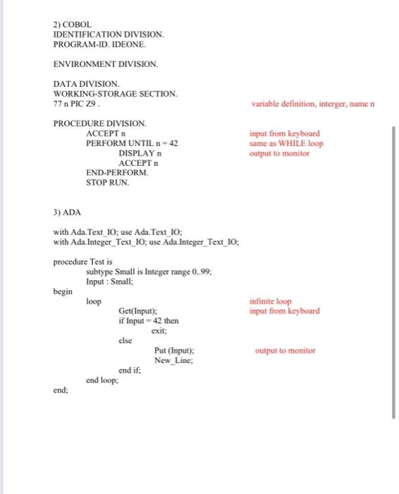 Solved 4) PASCAL program ideone; var x: integer; szinteger; | Chegg.com