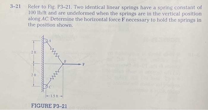 Solved 3-21 Refer to Fig. P3-21. Two identical linear | Chegg.com