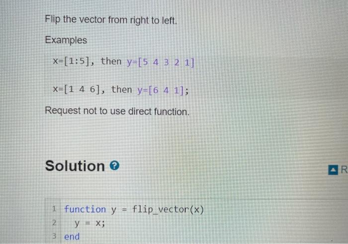 Solved Problem 605 . Whether the input is vector? | Chegg.com