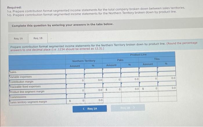 Solved Problem 7-21 (Algo) Segment Reporting and | Chegg.com