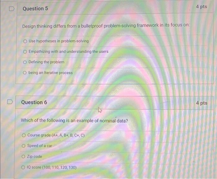 Solved Design thinking differs from a bulletproof | Chegg.com