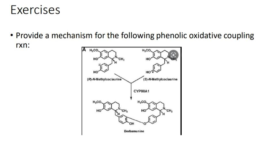 Solved - Provide a mechanism for the following phenolic | Chegg.com