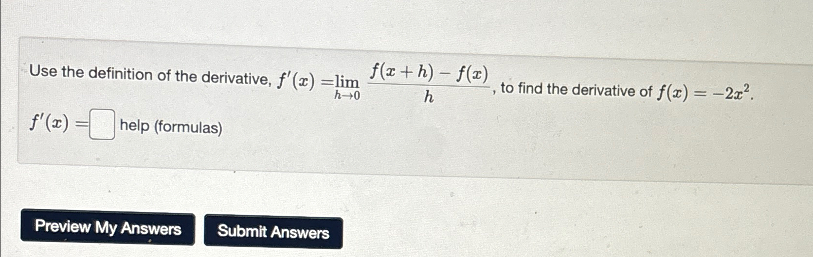 Solved Use the definition of the derivative, | Chegg.com