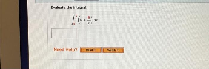 Solved Evaluate the integral. HINT [See Example 2.] | Chegg.com
