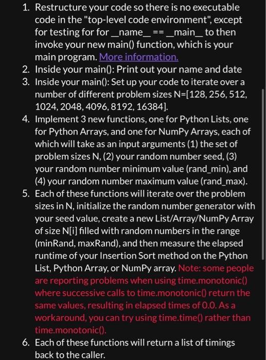 Solved 1 Restructure Your Code So There Is No Executable 1696