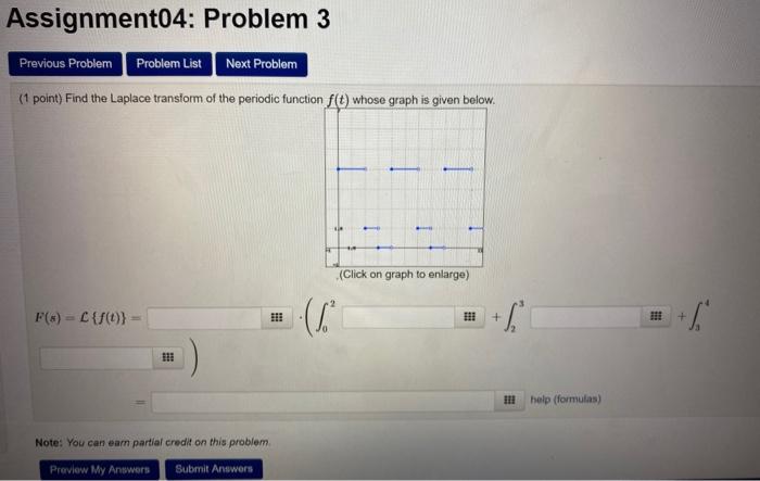 Solved Assignment04: Problem 3 Previous Problem Problem List | Chegg.com