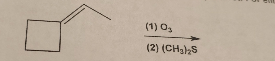 Solved →?(2)(CH3)2S(1)O3 | Chegg.com