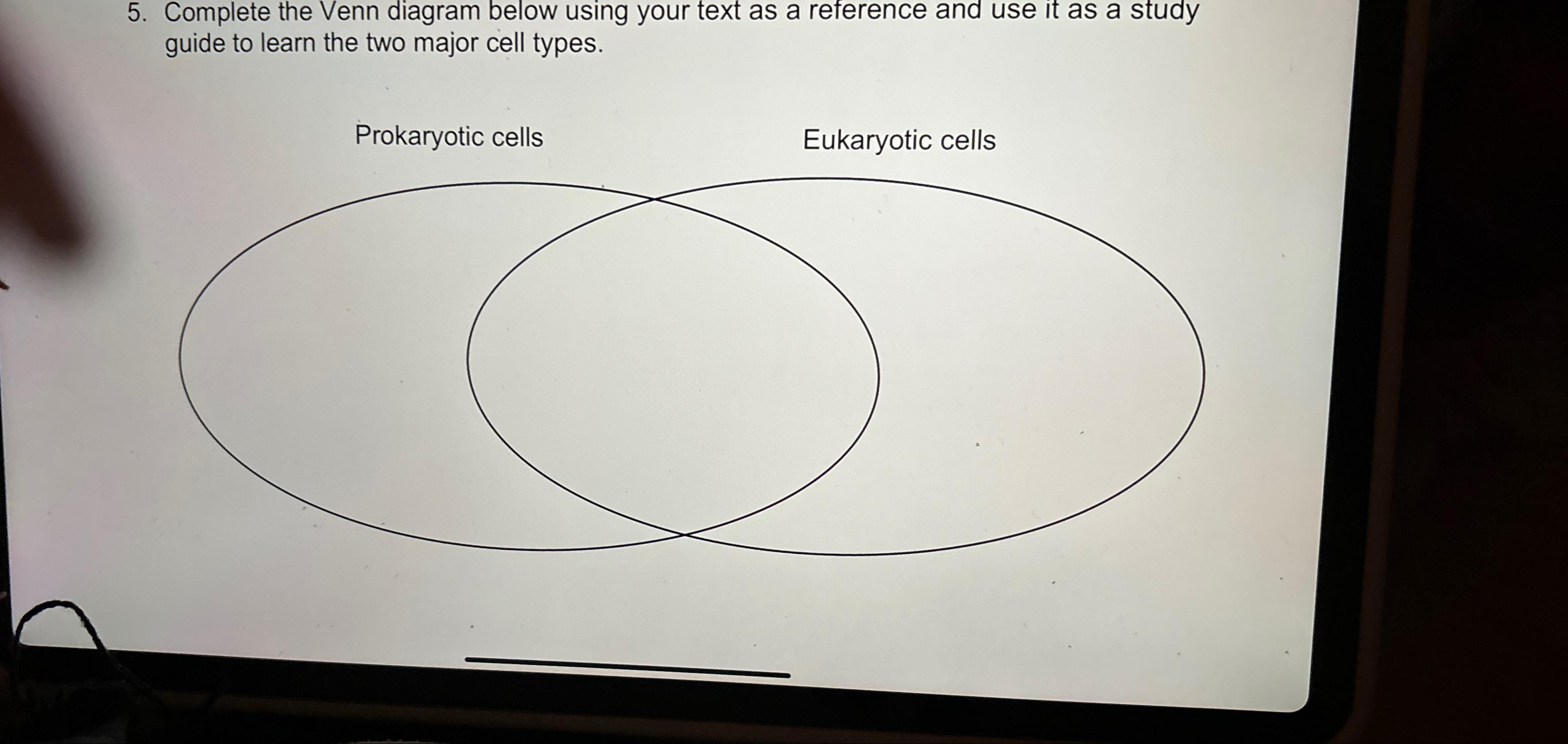 Solved Complete the Venn diagram below using your text as a | Chegg.com