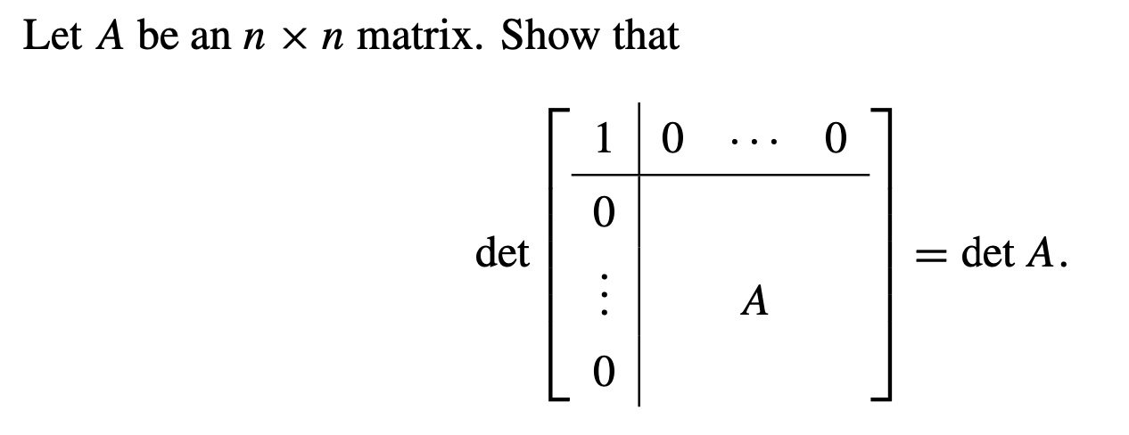 Solved Let A ﻿be an n×n ﻿matrix. Show | Chegg.com