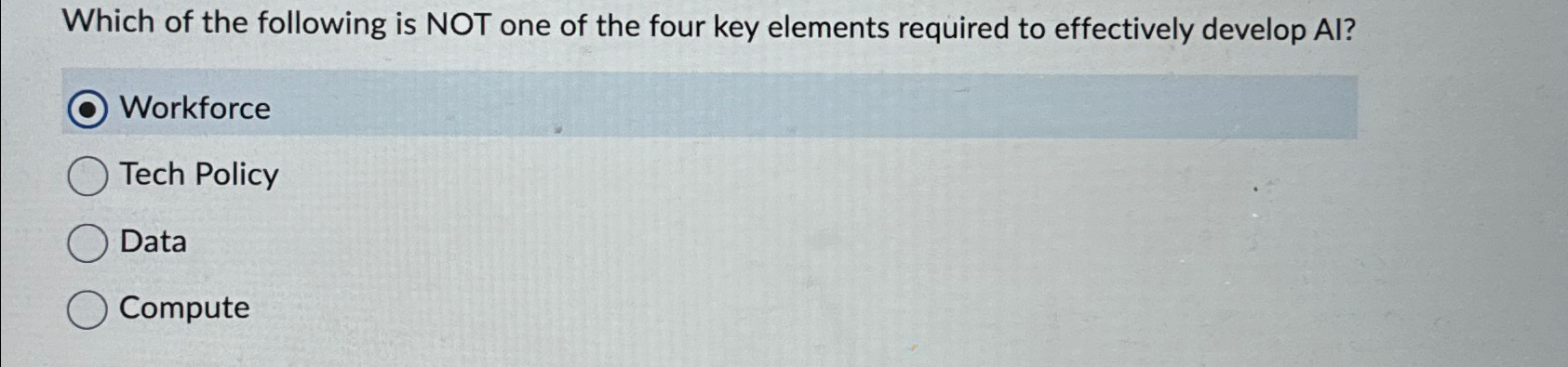 Solved Which of the following is NOT one of the four key | Chegg.com