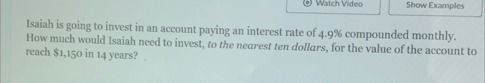 Solved Isaiah is going to invest in an account paying an | Chegg.com