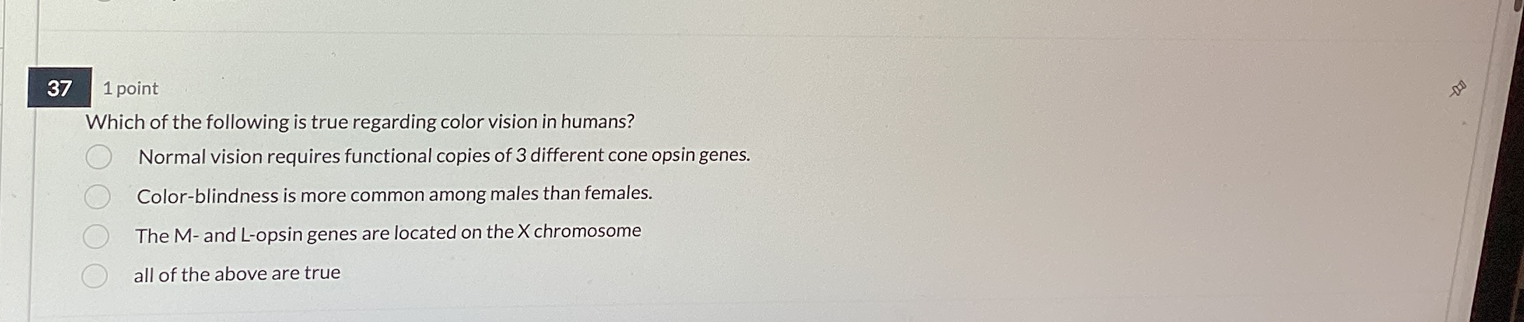 Solved 371 ﻿pointWhich of the following is true regarding | Chegg.com