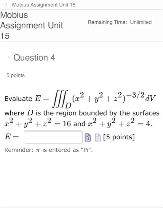 Solved | Mobius Assignment Unit 15 Mobius Assignment Unit 15 | Chegg.com