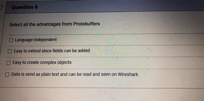 Solved Question 7 Using JSON when serializing has some | Chegg.com