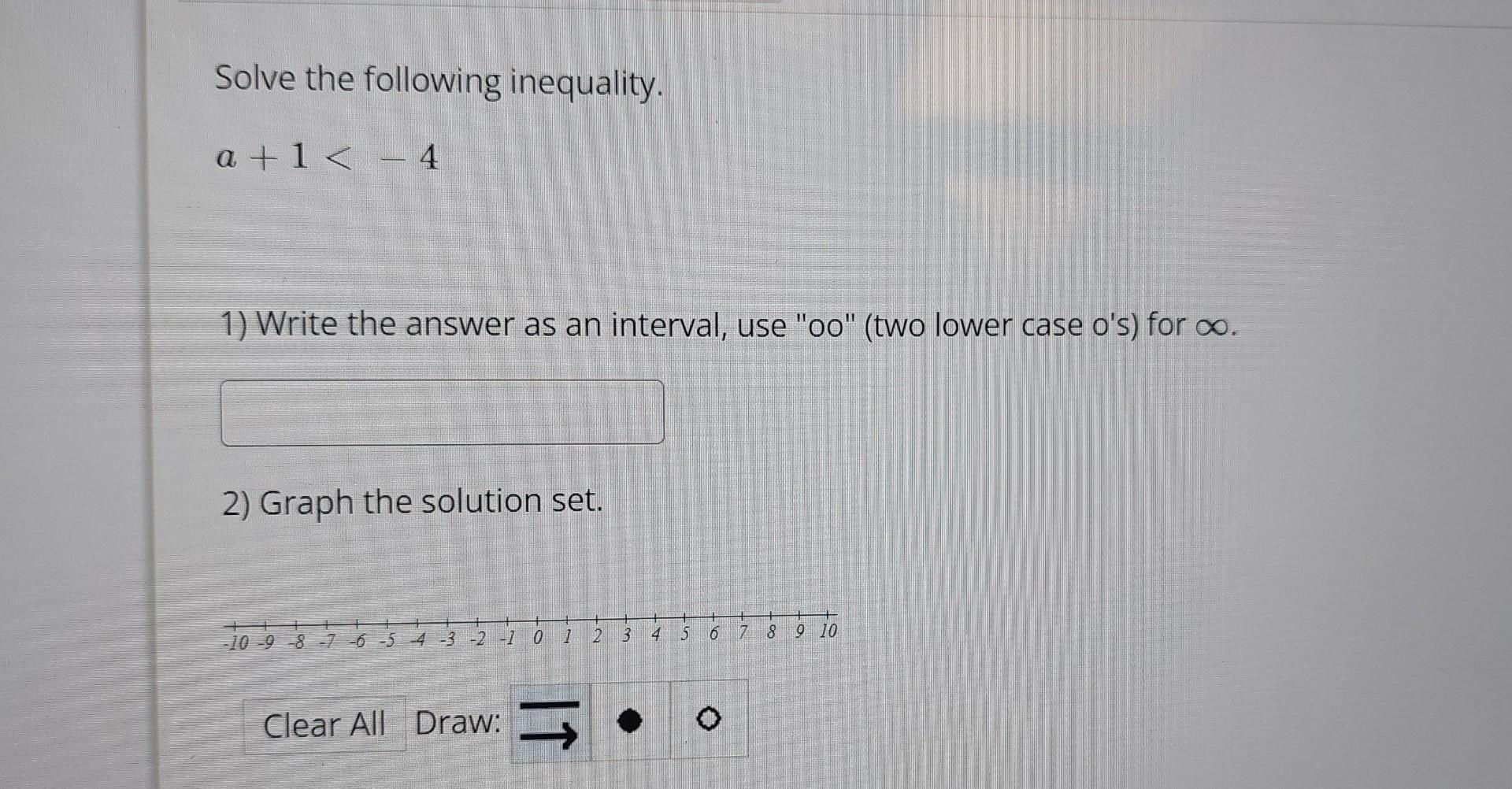 Solved Express the set −2x+25>3x+10 using interval notation. | Chegg.com