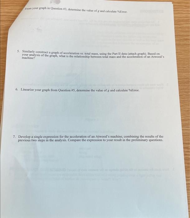 Table 1: Part 1: Constant Total Mass Table 2: Part | Chegg.com