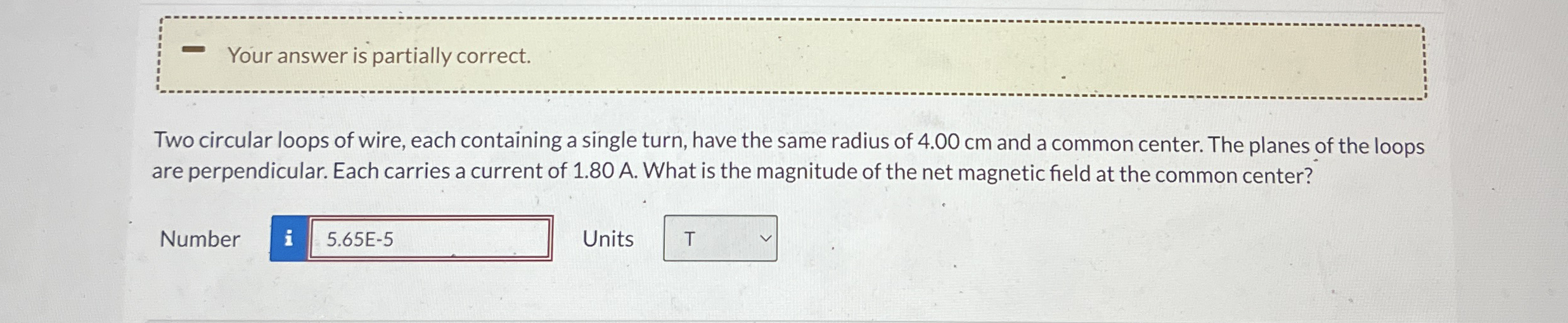 Solved Two circular loops of wire, each containing a single | Chegg.com
