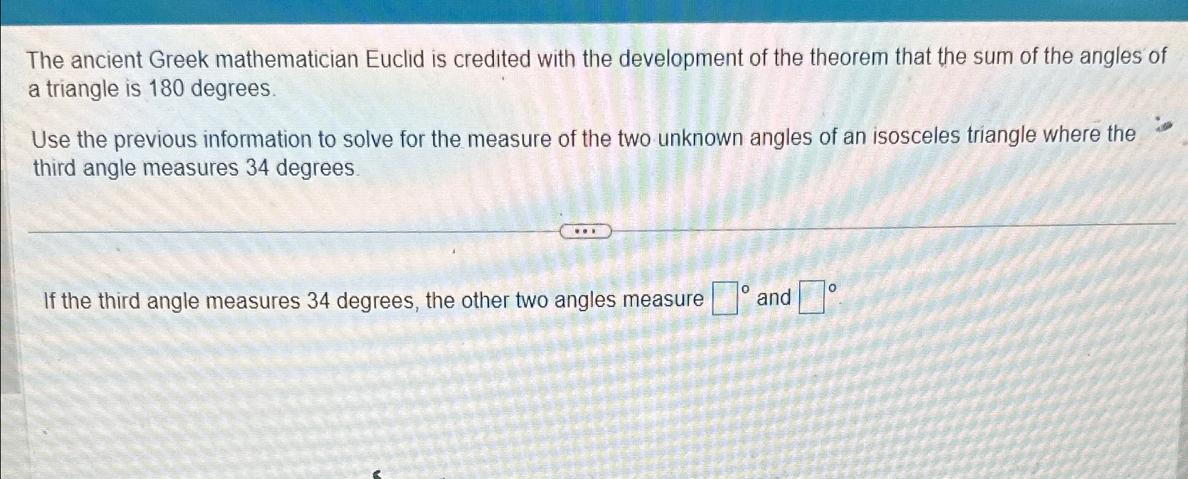 Solved The ancient Greek mathematician Euclid is credited | Chegg.com