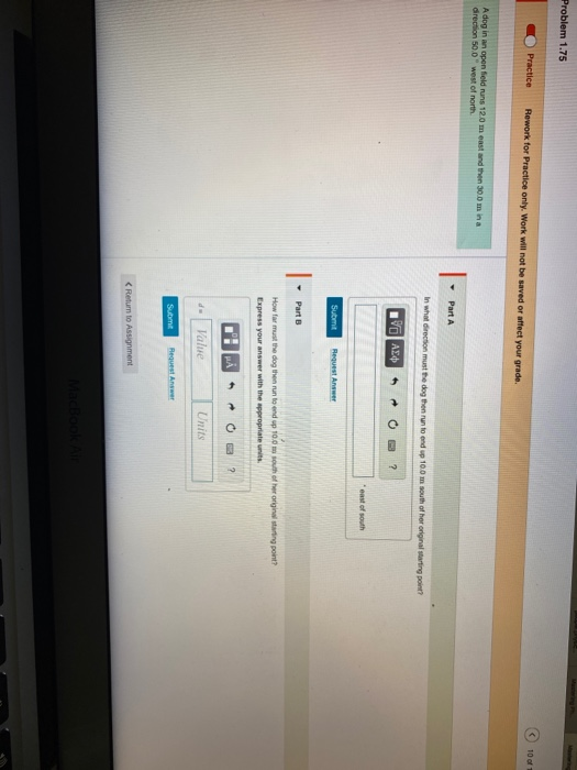 Solved Problem 1.75 Practice Rework for Practice only. Work | Chegg.com
