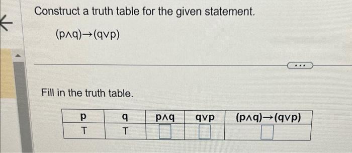 Solved on all the the construct tables on the first colum | Chegg.com
