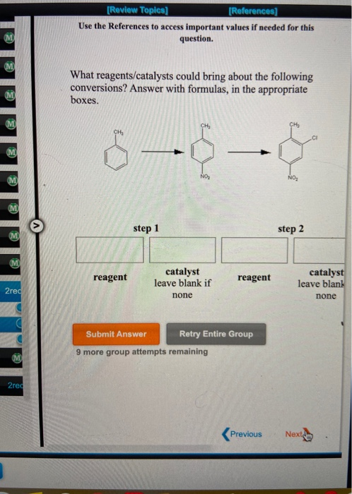 Solved [Review Topics) [References) Use the References to | Chegg.com
