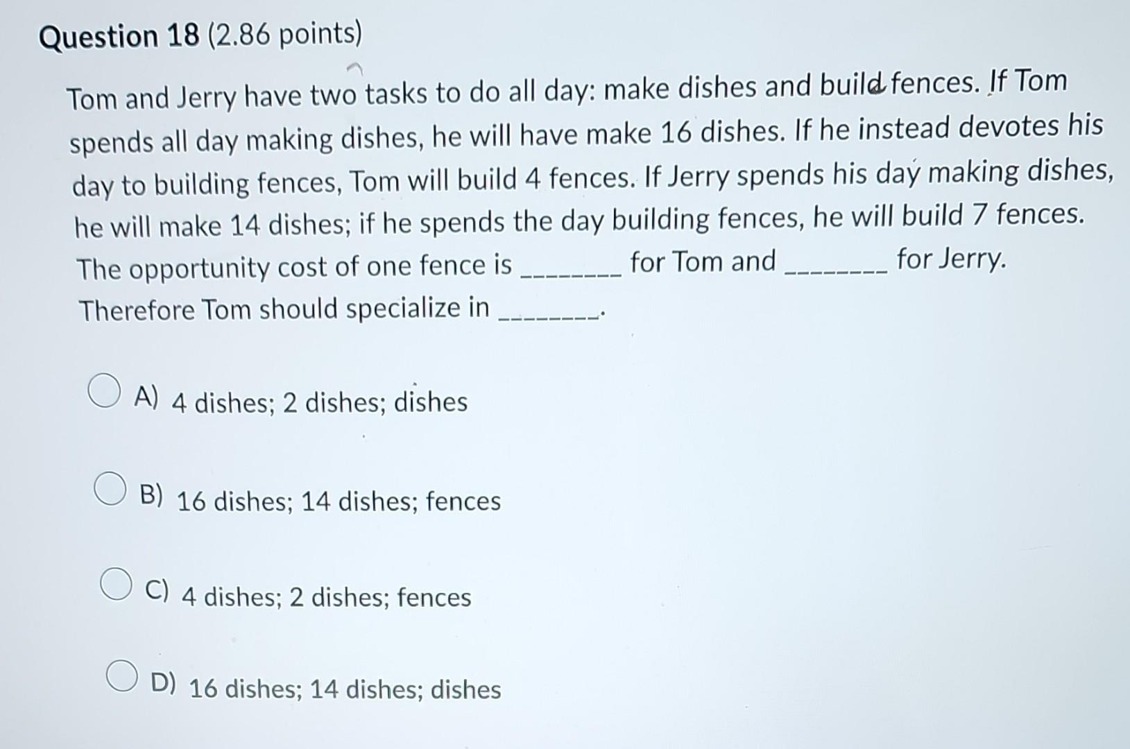 Solved Tom and Jerry have two tasks to do all day: make | Chegg.com