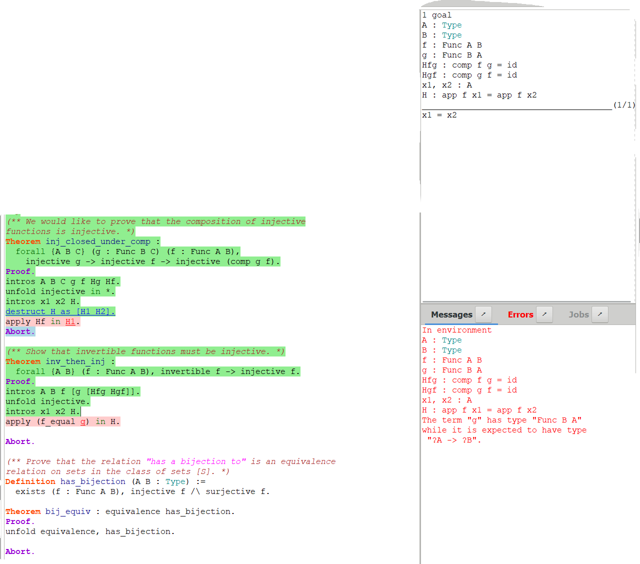 Solved Having trouble with three coq problems the first one | Chegg.com