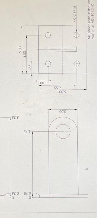 Solved [Bolt/Weld] The bracket pictured in the drawing, is | Chegg.com