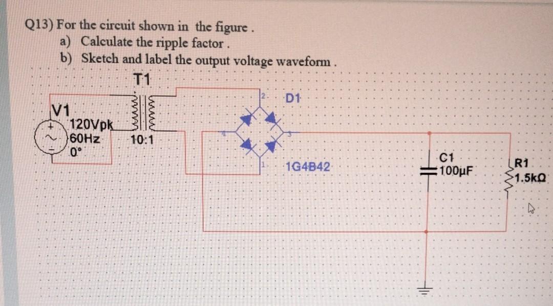 Solved Q12) Determine the output voltage Vo in the circuit | Chegg.com