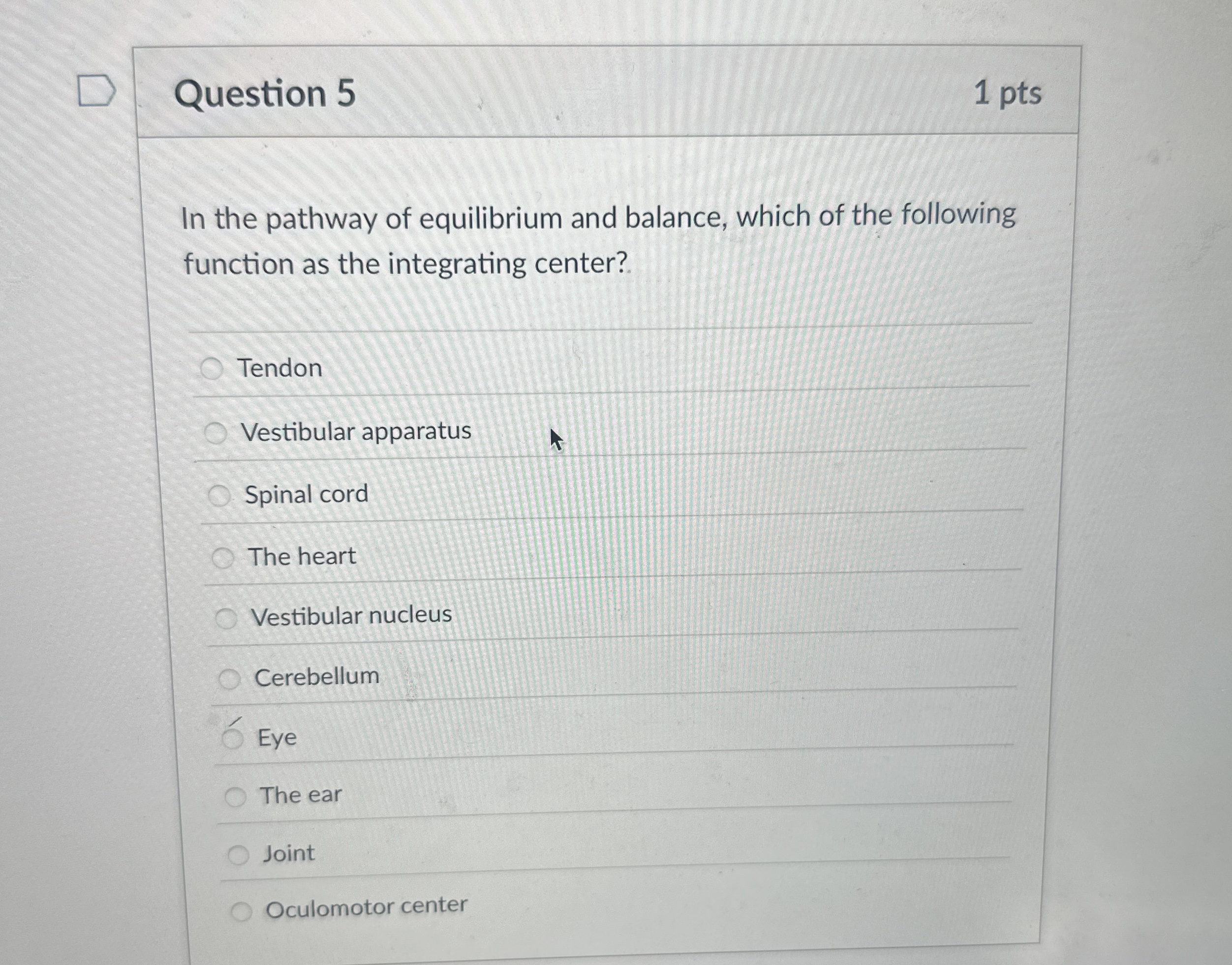 Solved Question 5In the pathway of equilibrium and balance, | Chegg.com