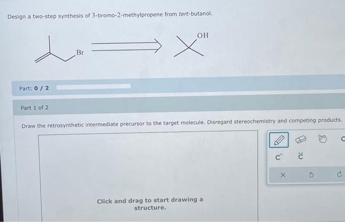 Solved Design a two-step synthesis of | Chegg.com